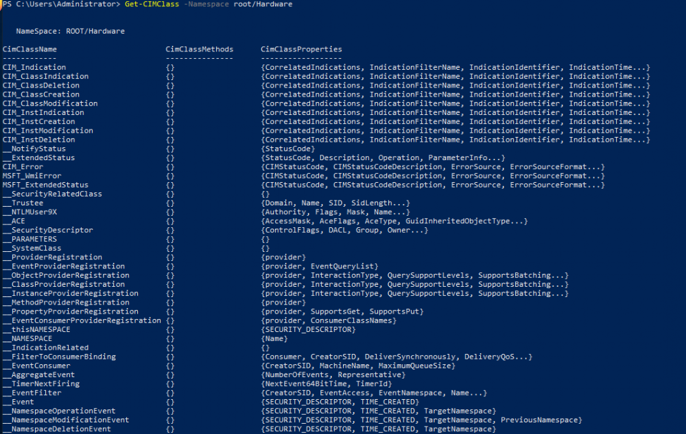 WMI and CIM – Various Ramblings of a Middle Aged Man